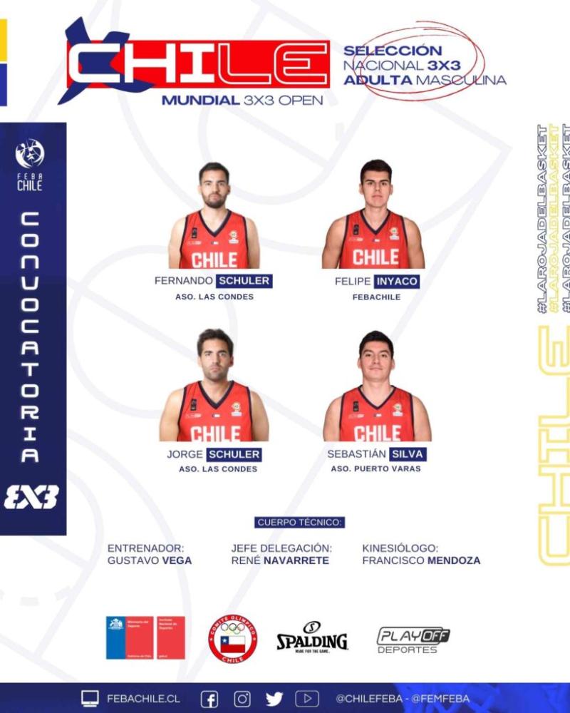 Revisa la programación de Chile en el Mundial 3×3 de Básquetbol | T13
