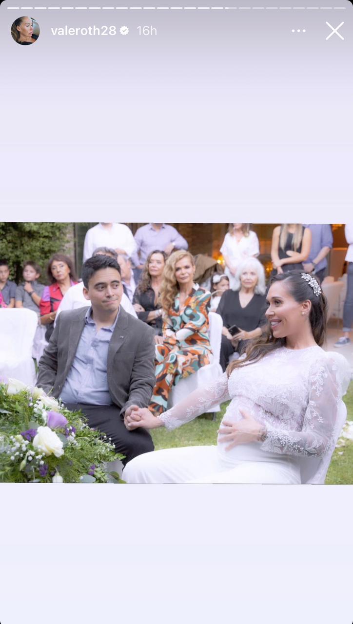 Valentina Roth compartió inéditas fotos de su boda | T13