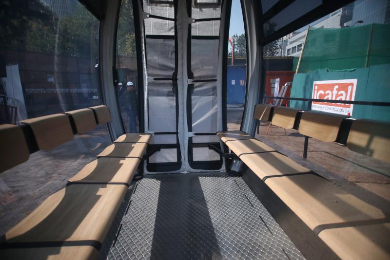 Así serán las cabinas del teleférico que unirá Providencia con Huechuraba