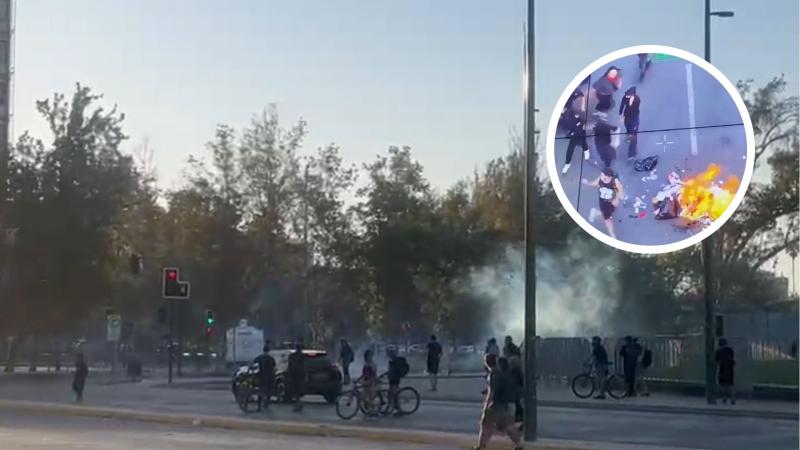 Primeras protestas bajo el gobierno de Kast: bloquean Alameda