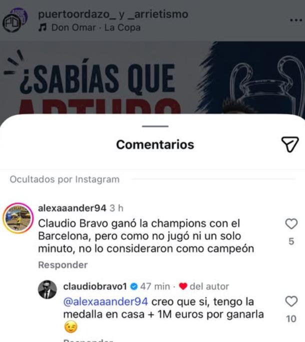 La contundente respuesta de Bravo a hincha que lo "ninguneó"