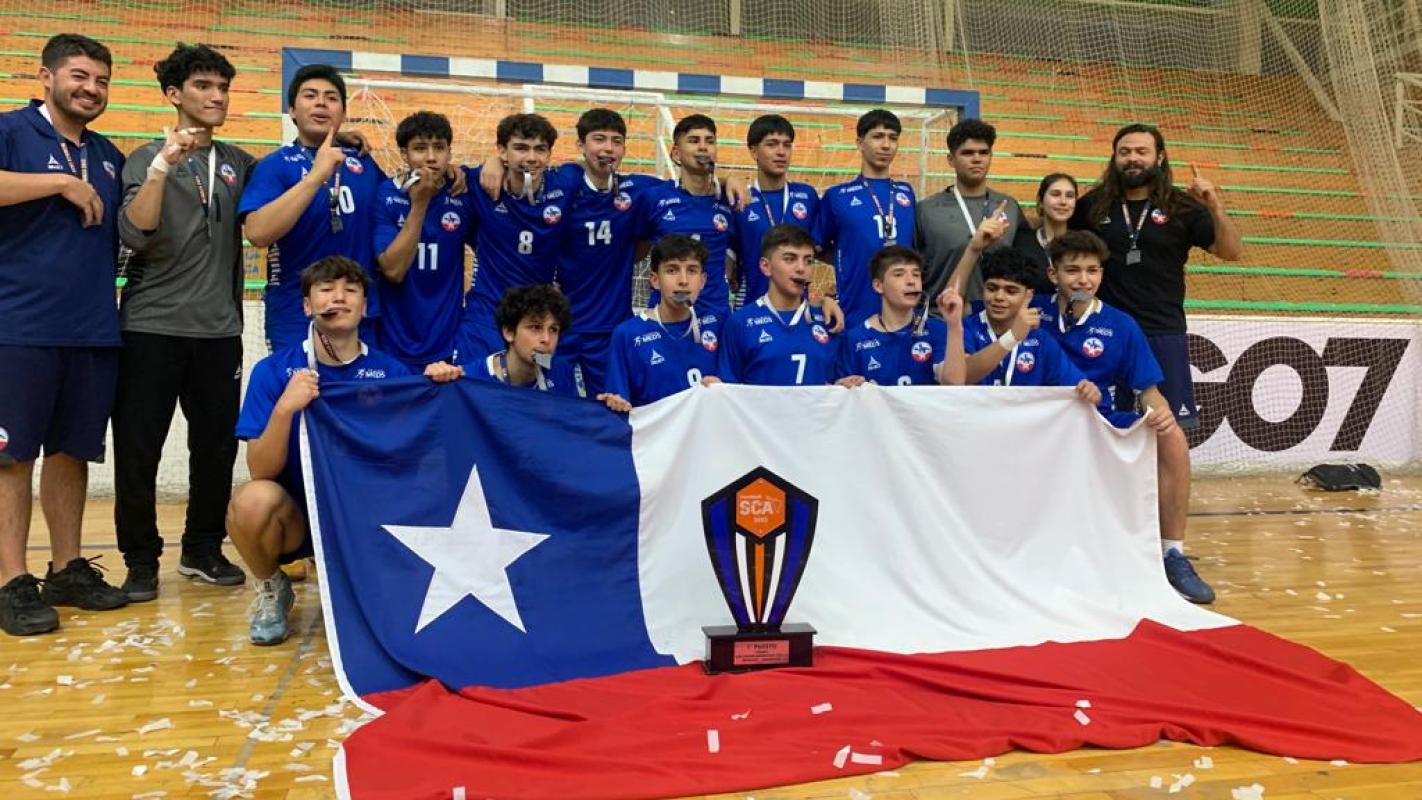 ¡Histórico! Chile es campeón sudamericano de handball a nivel infantil ...