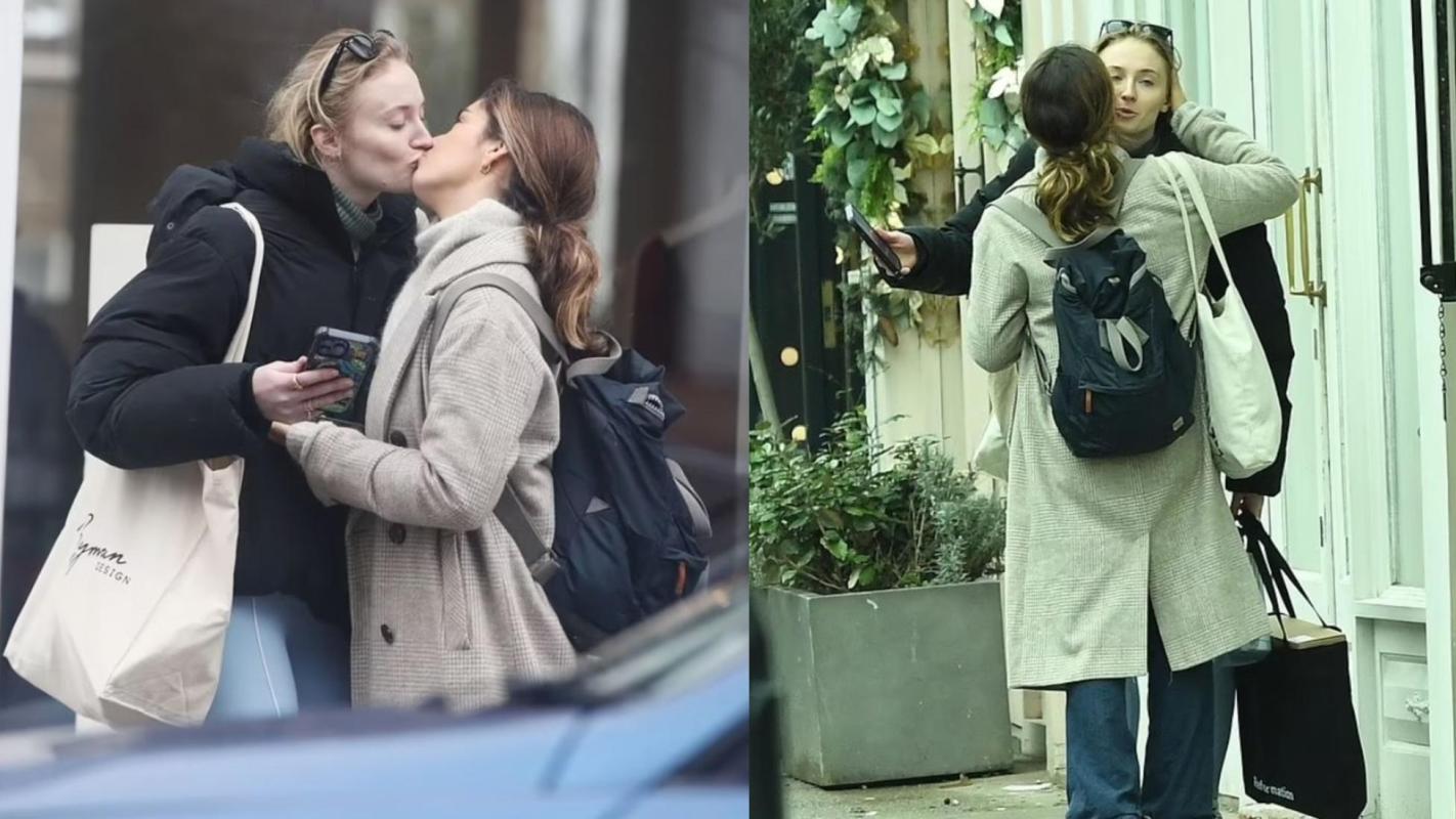 Fotografían a Sophie Turner besando a su amiga Tabitha Doherty