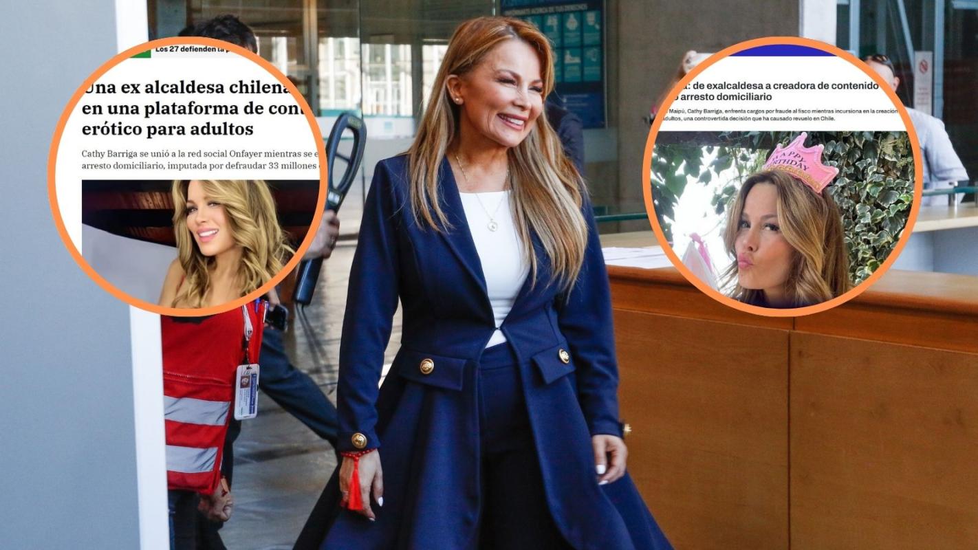 Medios internacionales reaccionan al debut de Cathy Barriga en Onfayer ...