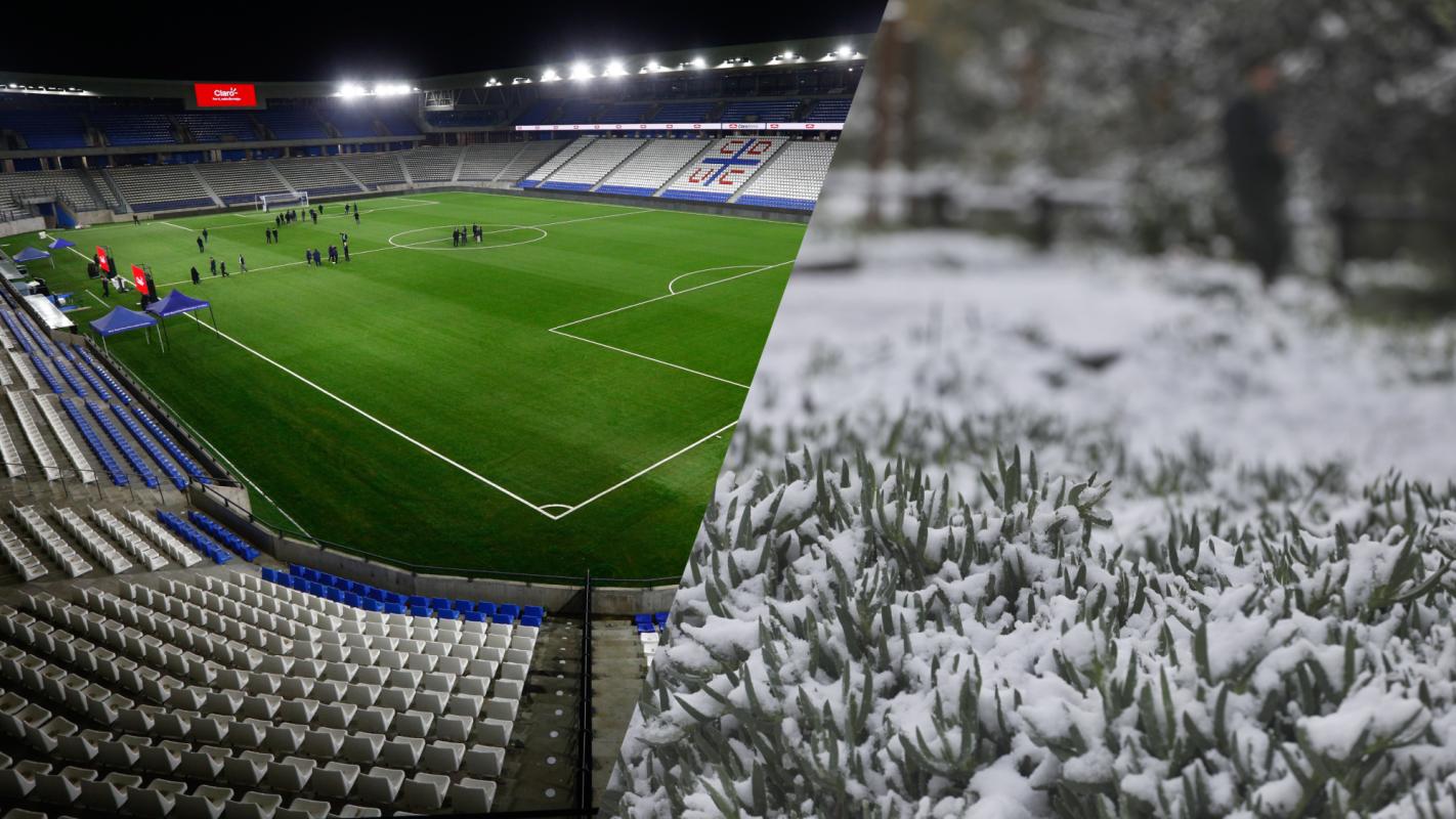 Nieve en San Carlos: así quedó la cancha del Claro Arena tras la fría ...