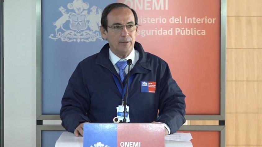 Director Nacional de ONEMI entrega reporte de situación en Tocopi