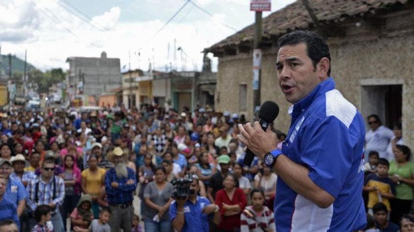 Jimmy Morales, el comediante que está cerca de gobernar Guatemala