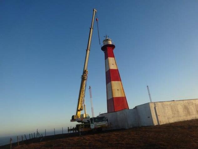 La Armada comenzó trabajos de modernización del faro Carranza
