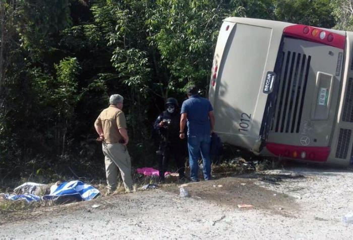 Mueren 12 Turistas En Un Accidente De Ruta En El Caribe Mexicano