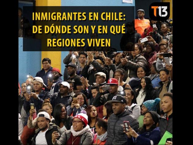 Inmigrantes en Chile: De dónde son y en qué regiones viven