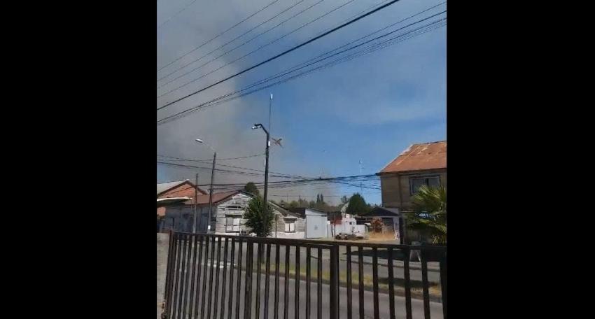 Onemi ordena evacuación en Pitrufquén por incendio forestal Onemi ordena evacuación en Pitrufquén por incendio forestal