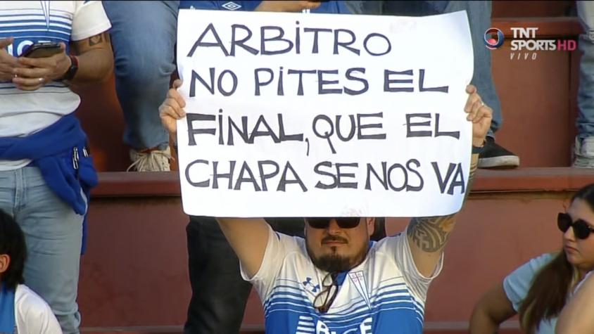 "Árbitro no pites el final que el Chapa se nos va": hinchas de la UC ...