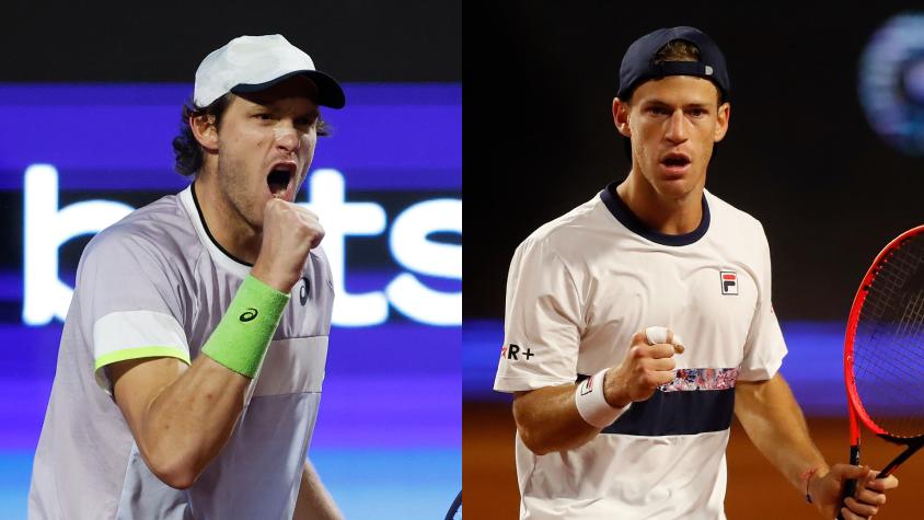"Sos un tarado": la caliente reacción de Diego Schwartzman en pleno ...