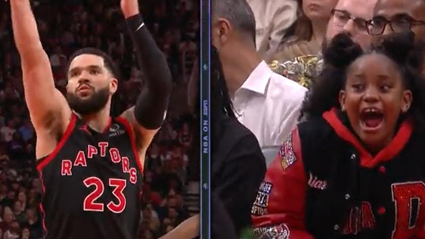 La MVP de la noche: Hija de DeRozan ayudó de forma insólita a los Chicago Bulls | T13