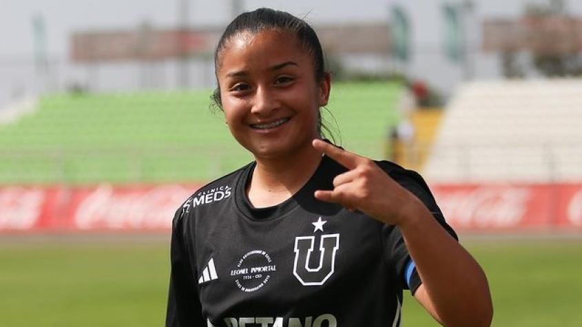 ¡Día inolvidable! Hija de Humberto Suazo debutó en Universidad de Chile ...