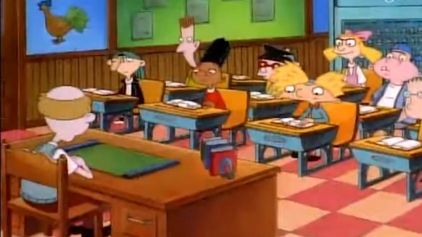 Hey Arnold! saluda al prof. Simmons por mes del orgullo