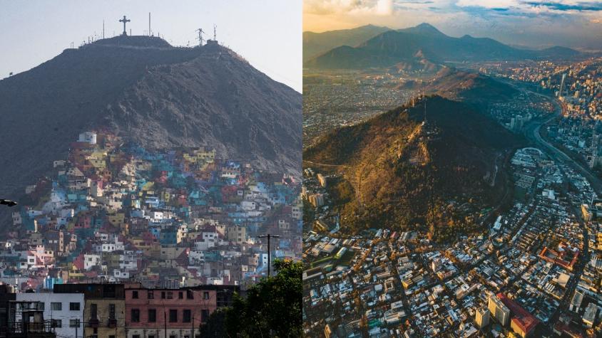 Peruano compara cerros San Cristóbal de Lima y Santiago | T13