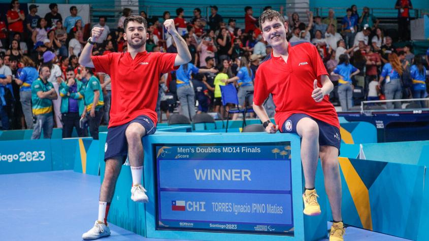 Ya son 10 medallas de oro: Ignacio Torres y Matías Pino consiguen la presea dorada en el para ...