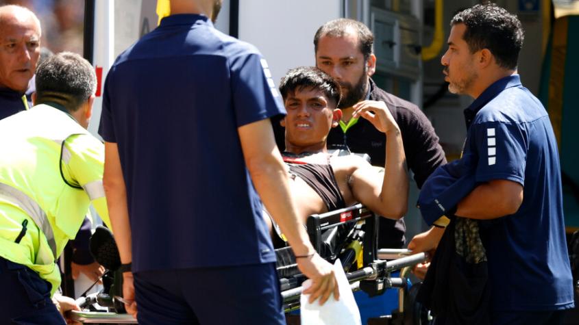 Los detalles de la lesión de Dixon Pereira tras choque con Maxi Falcón ...