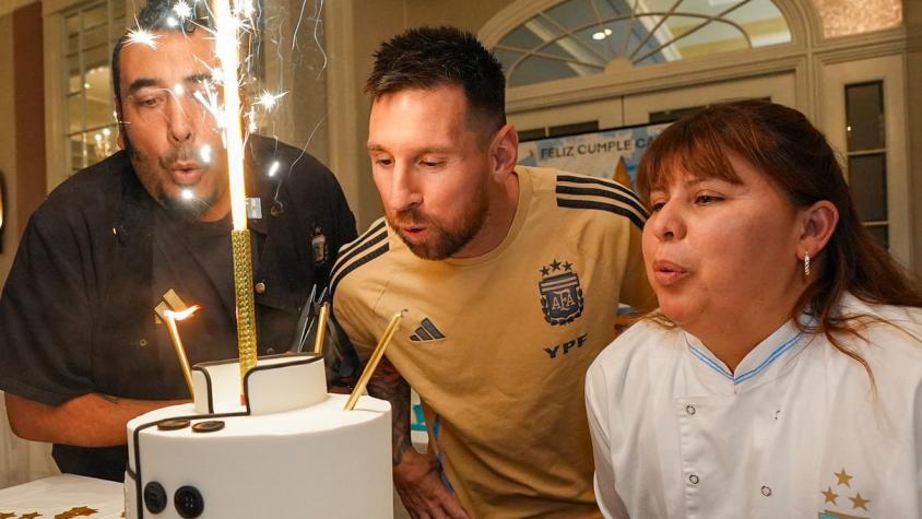 ¡Para aplaudir! El humilde gesto de Lionel Messi con sus fanáticos en ...