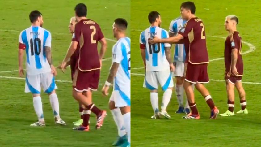 VIDEO | Captan fuerte encontrón entre Lionel Messi y Yeferson Soteldo ...