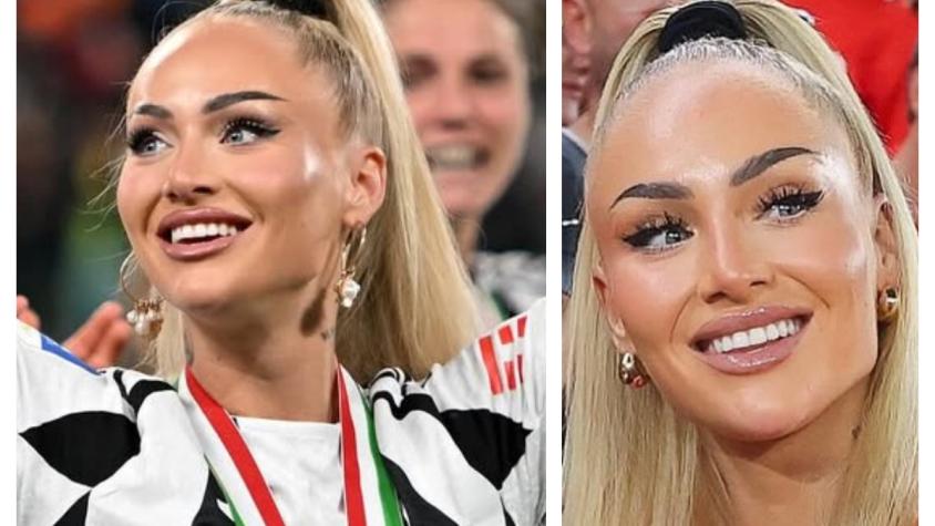 Así presentaron a Alisha Lehmann en su nuevo club en Italia