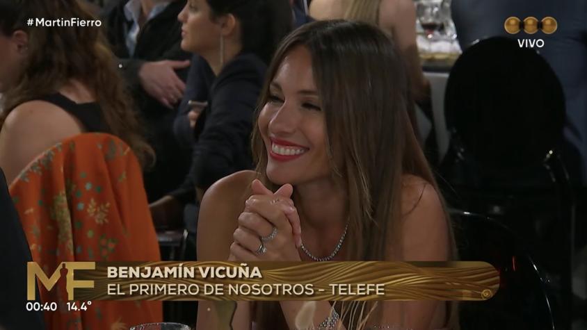 La romántica frase de Benjamín Vicuña en premios Martín Fierro