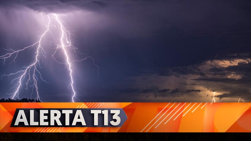 Pronostican tormenta eléctrica para tres regiones | T13